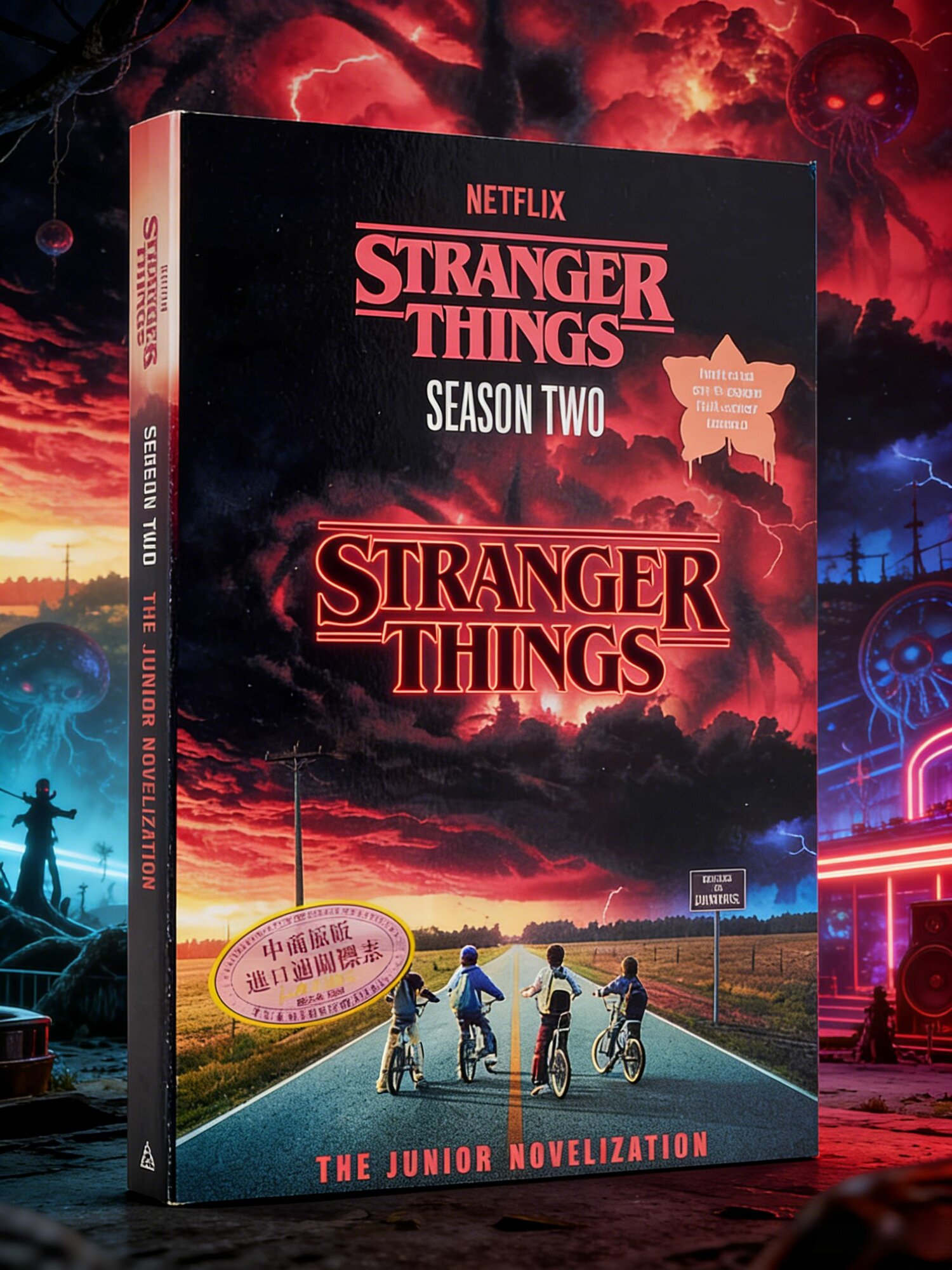 Официальная книга по сериалу "Очень странные дела 2": Роман для подростков с цветными кадрами из сериала!