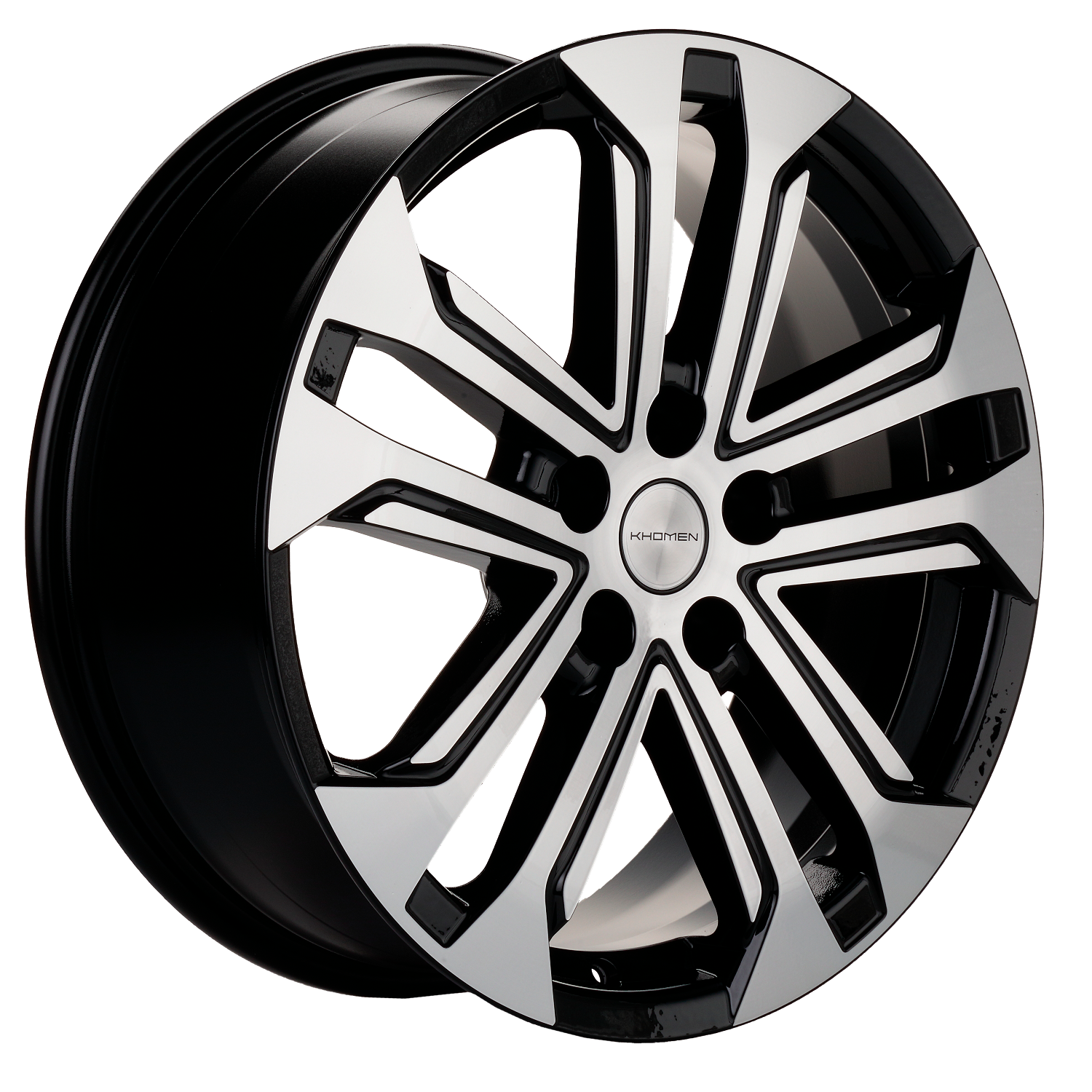 Диски автомобильные Khomen Wheels 1803 Haval Jolion 7x18 5x114,3 ET37 66,5 Black-FP