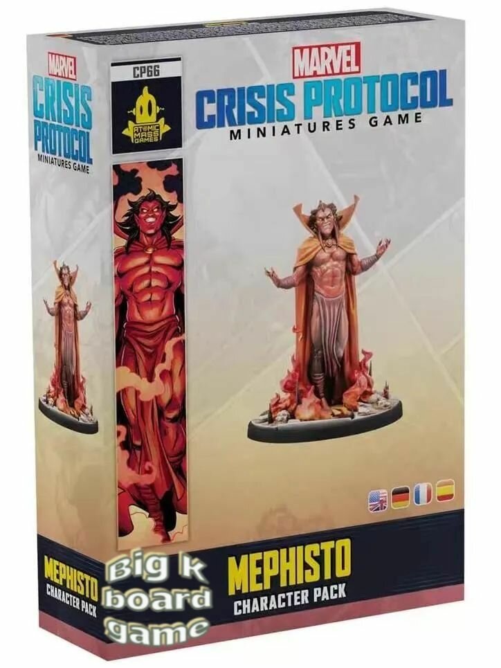 Бестселлер CP66 Mephisto: настольная стратегическая игра Marvel Crisis Protocol в эксклюзивной упаковке для коллекционеров