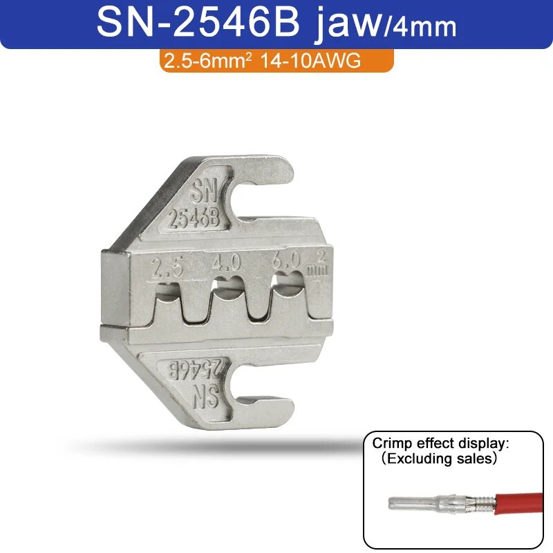 Обжимные клещи SN-2546B jaw 2.5-6mm² 14-10AWG
