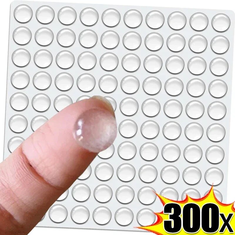 Демпферы для дверей самоклеящиеся, 6x2mm, 100шт