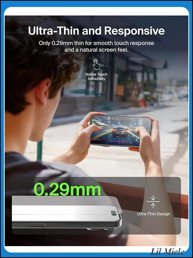 Belkin Screenforce UltraGlass2 Treated Screen Protector для iPhone 17 Pro Max. — фото 1