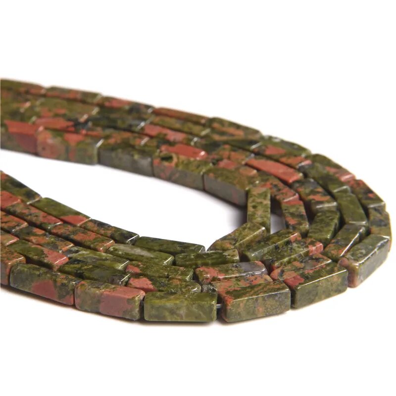 Кварцевые кристаллы бусины тигровый глаз амазонит агат 4x13 мм vinswet 4x13mm about 30pcs, Unakite