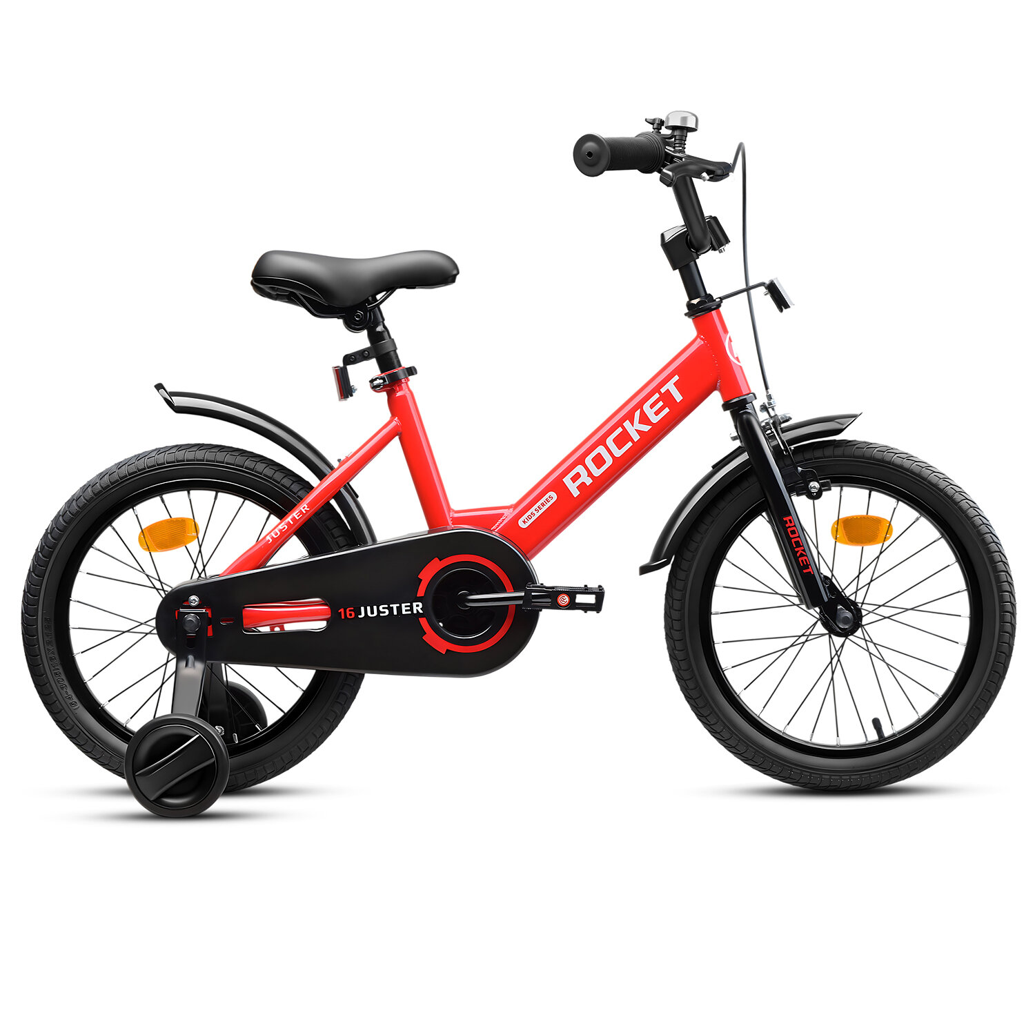 Велосипед 16" Rocket Juster, цвет красный, рост 110 - 125 см.