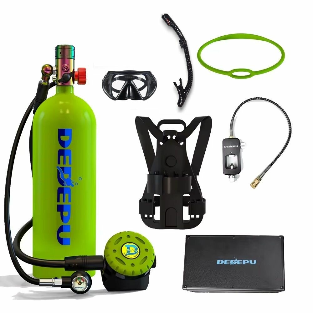 Мини акваланг Dedepu 2,3 литра с кейсом