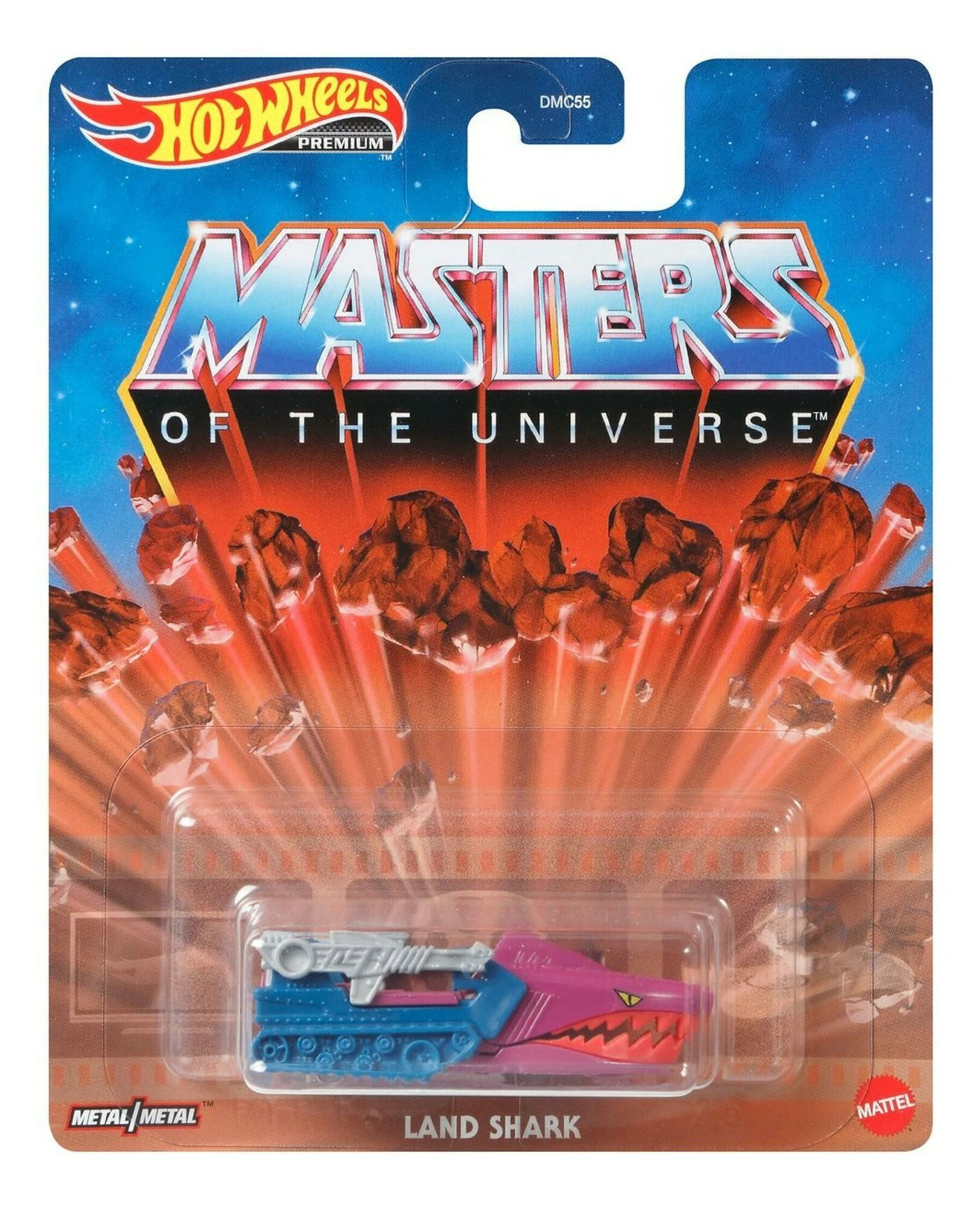 Машинка Hot Wheels Premium MASTERS OF THE UNIVERSE "LAND SHARK"