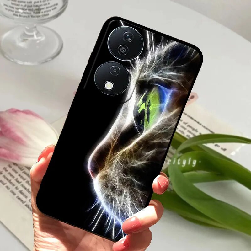 Черный противоударный чехол для Honor X7b (22)