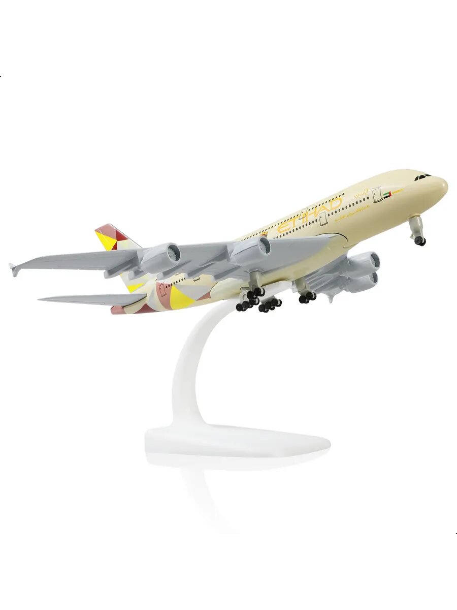 A380 Etihad 1/300 металл с подставкой