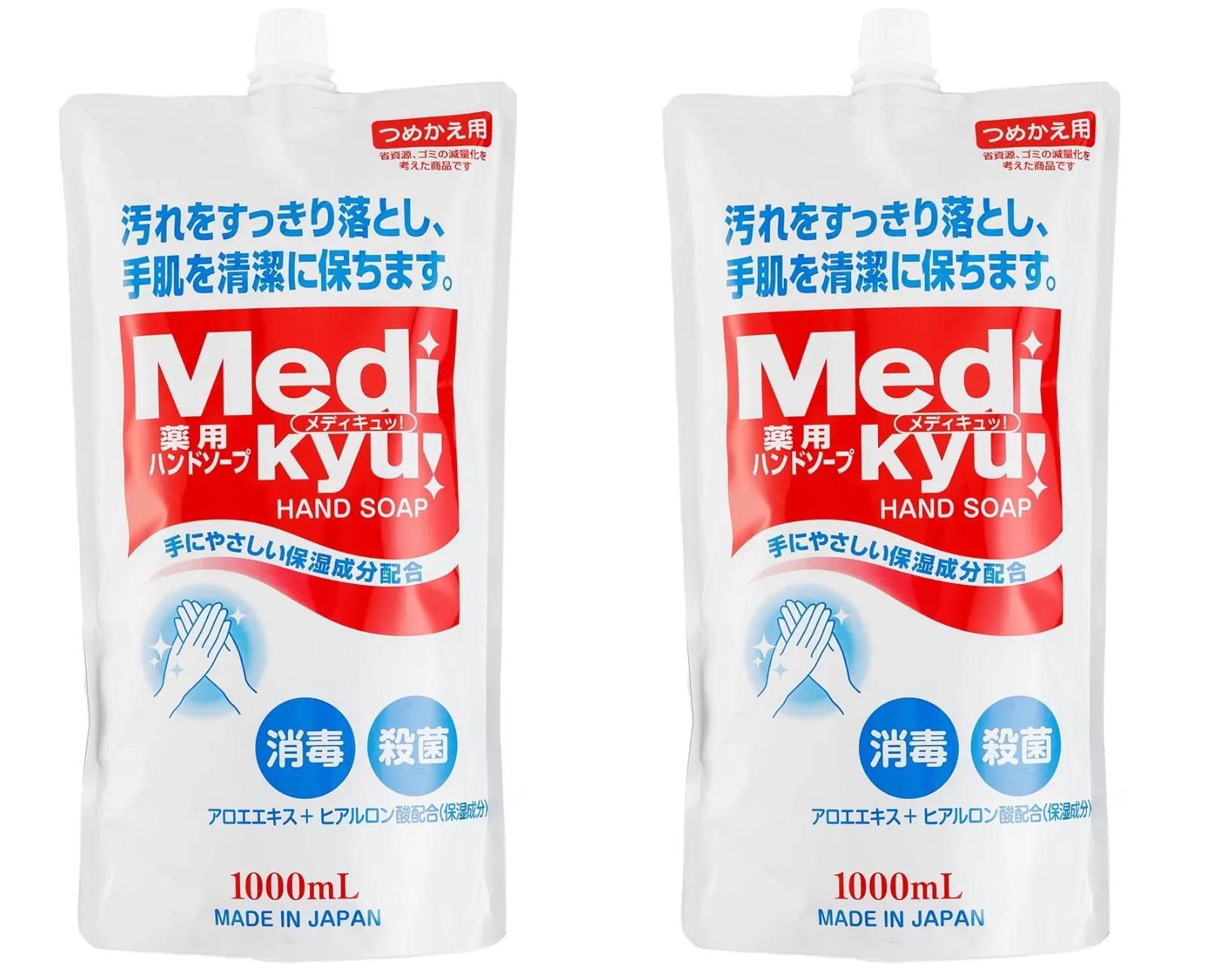 Мыло Rocket Soap для рук Animo Hand Soap c антибактериальным эффектом, лёгкий аромат, 1л, сменная упаковка, 2уп