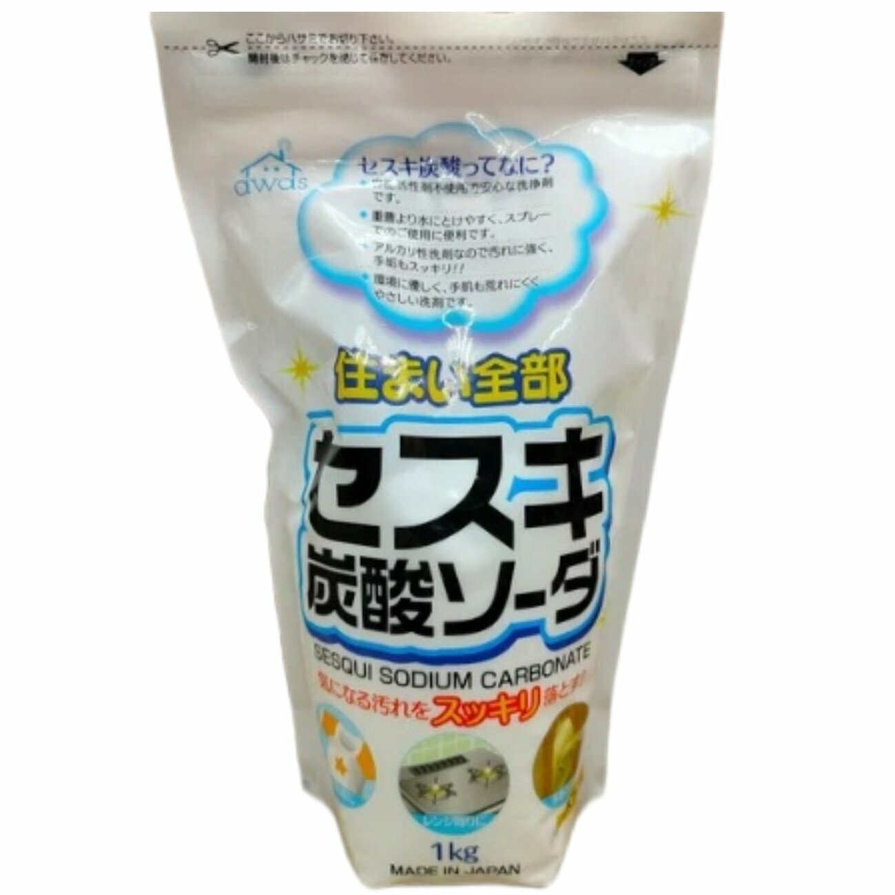 Чистящее средство Rocket Soap Awa’s Sesqui Sodium Cleaner, порошок c сесквикарбонатом натрия, 1кг