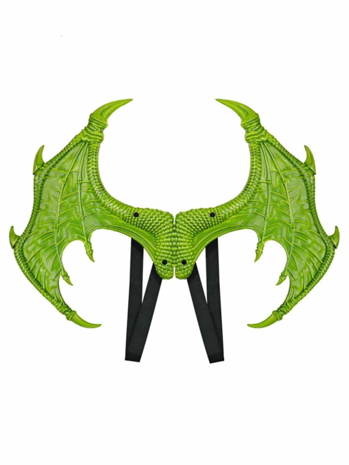 Детский костюм дракона с крыльями и хвостом, - Зеленое Крыло Дракона RP