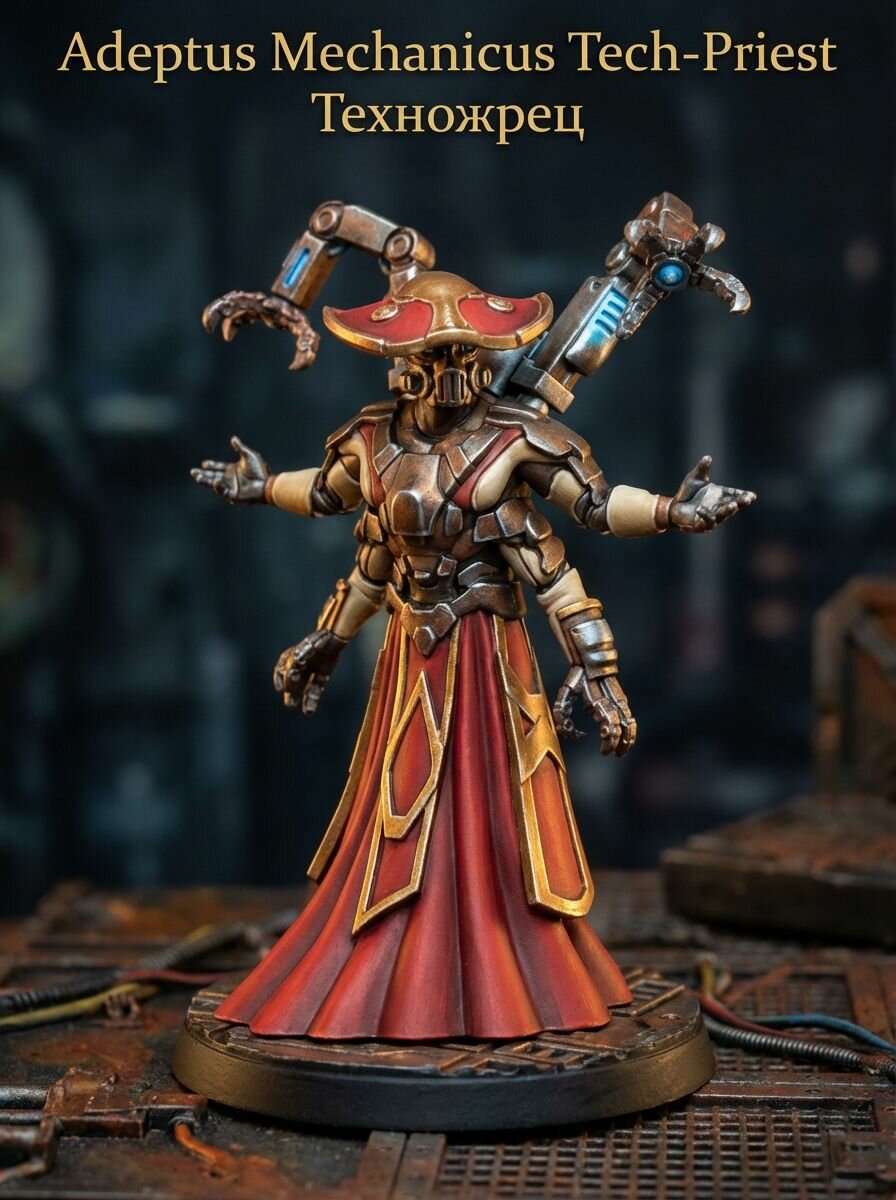 Adeptus Mechanicus Tech-Priest Техножрец миниатюра