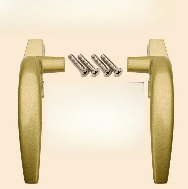 2 шт. оконные ручки из алюминия golden