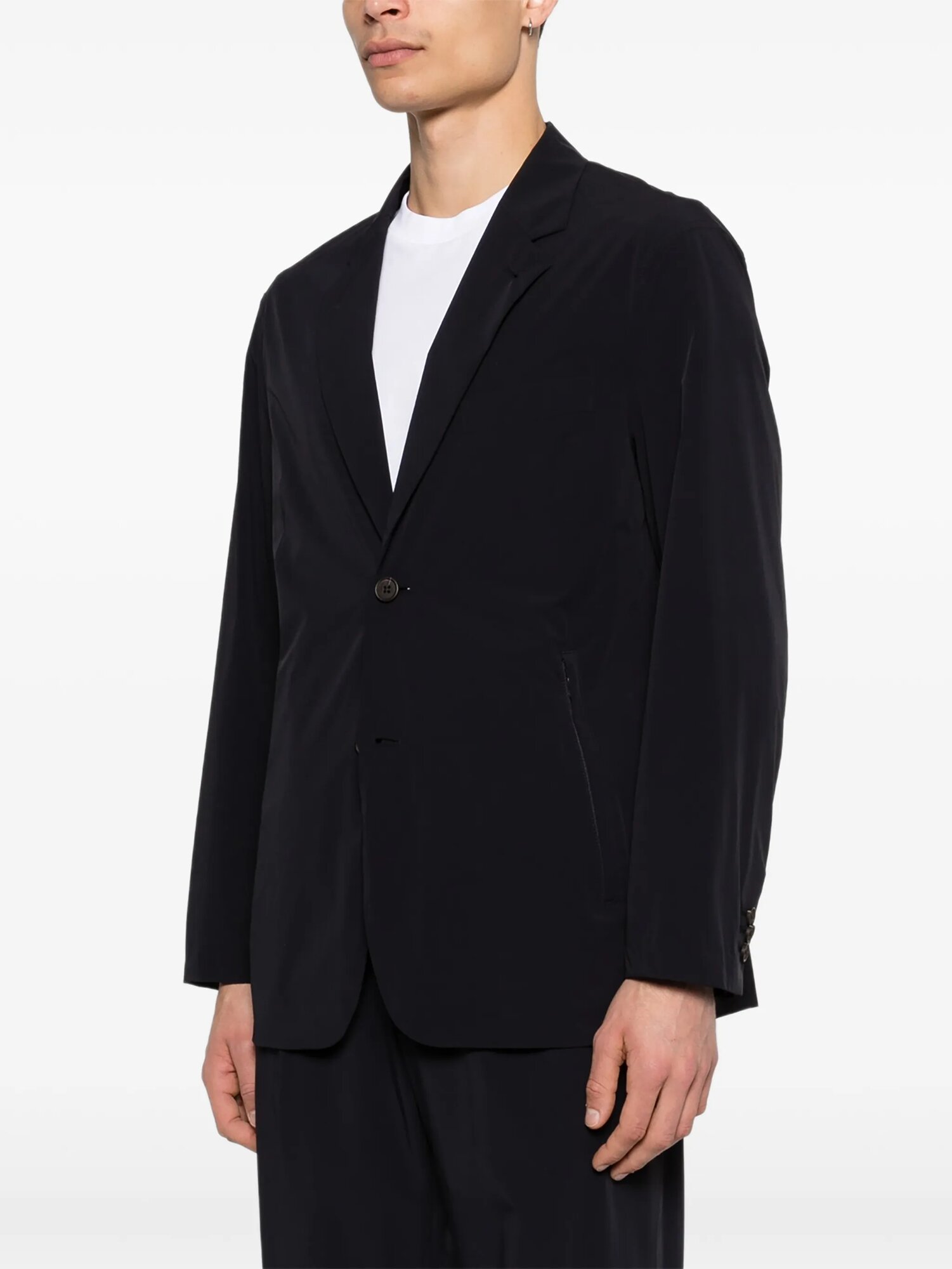 Пиджак EMPORIO ARMANI Button-fastening blazer, размер 50, blue — фото 1