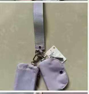Двухсекционная сумка-кошелек на запястье в стиле Lulu, модная женская сумка на запястье, кошелек для монет.