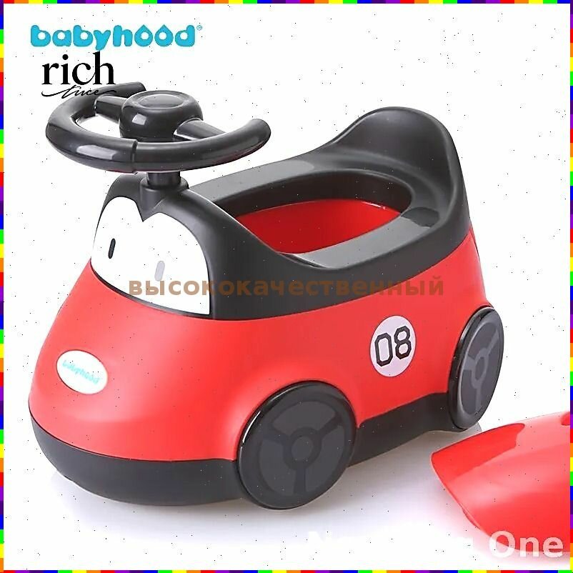 Детский горшок в виде машинки съёмной конструкции