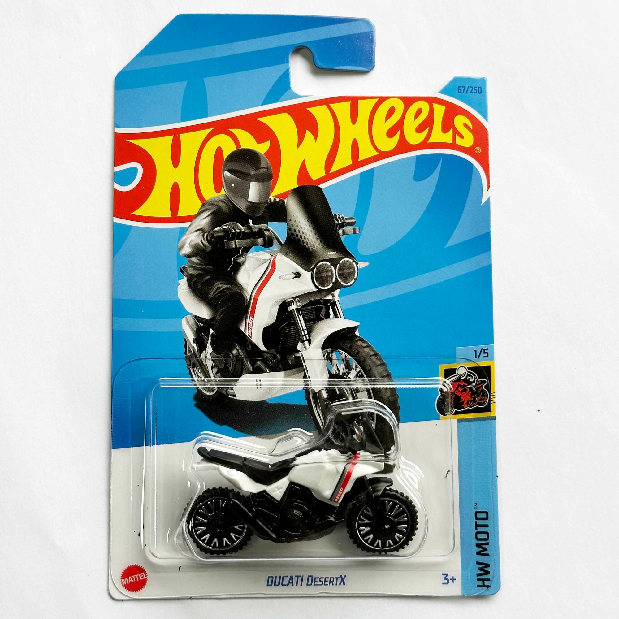 Hot Wheels Мотоцикл Модель Мотоцикла 1:64 Масштабная Литая Модель(3F67-Мотоцикл Ducati)