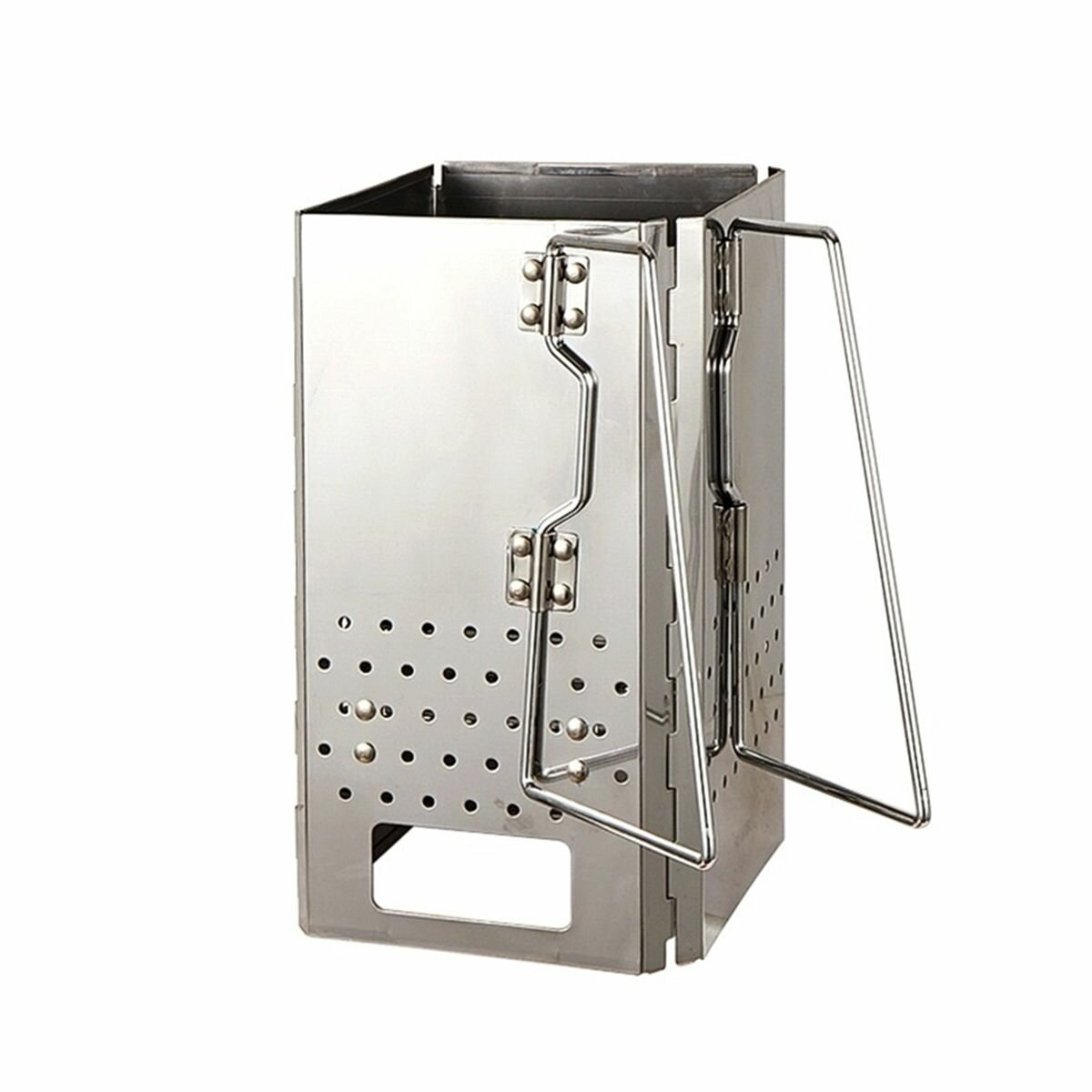 Портативный уголь, гриль для барбекю из нержавеющей стали, складная угольная печь для улицы, гриль для разогрева огня