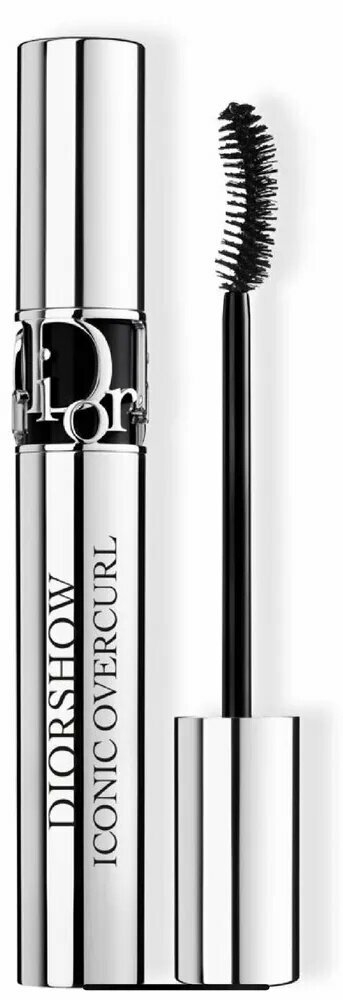 Dior Тушь для увеличения объема ресниц Diorshow Iconic Overcurl, 090 черный 6мл (полноразмерная)