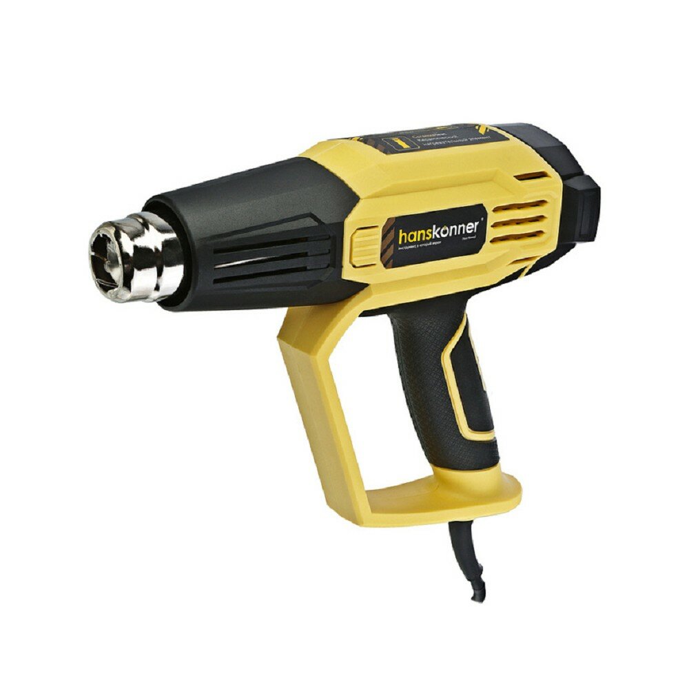 Sturm! Фен технический Hanskonner PLATINUM, 2300Вт, 50 50-650C, 250-500л мин, керамика, ЖК-дисп, кейс HHG2023CD