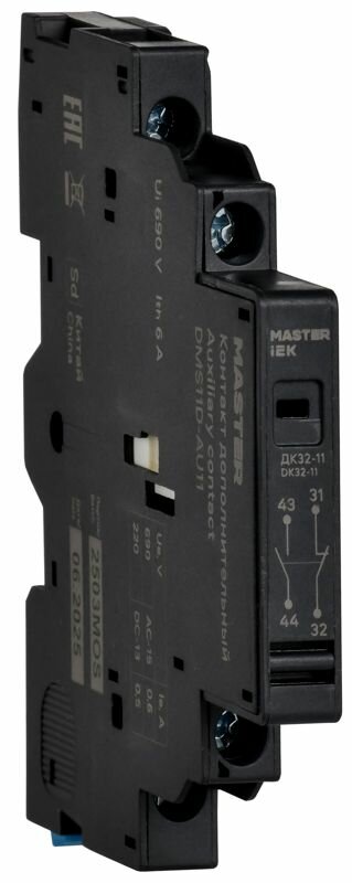Контакт дополнительный 1НО+1НЗ ДК32-11 KARAT IEK DMS11D-AU11
