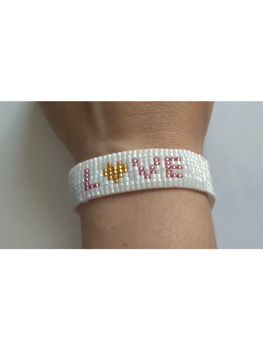 Браслет, бисер