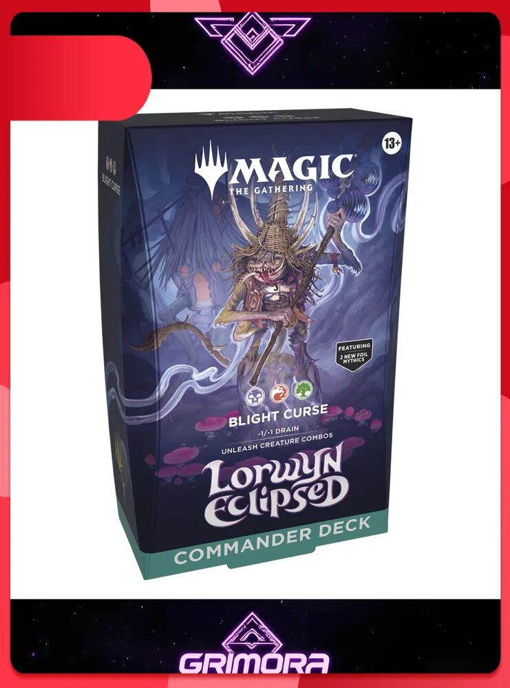 MTG: Lorwyn Eclipsed - Blight Curse (Английская версия) - Коллекционная карта