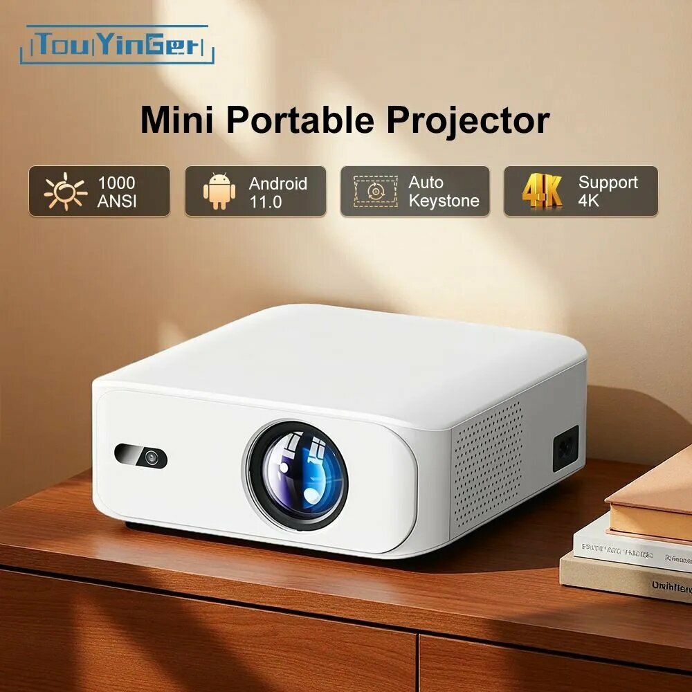 TouYinger Проектор Touyinger L9W UItra, 1LCD, черный матовый