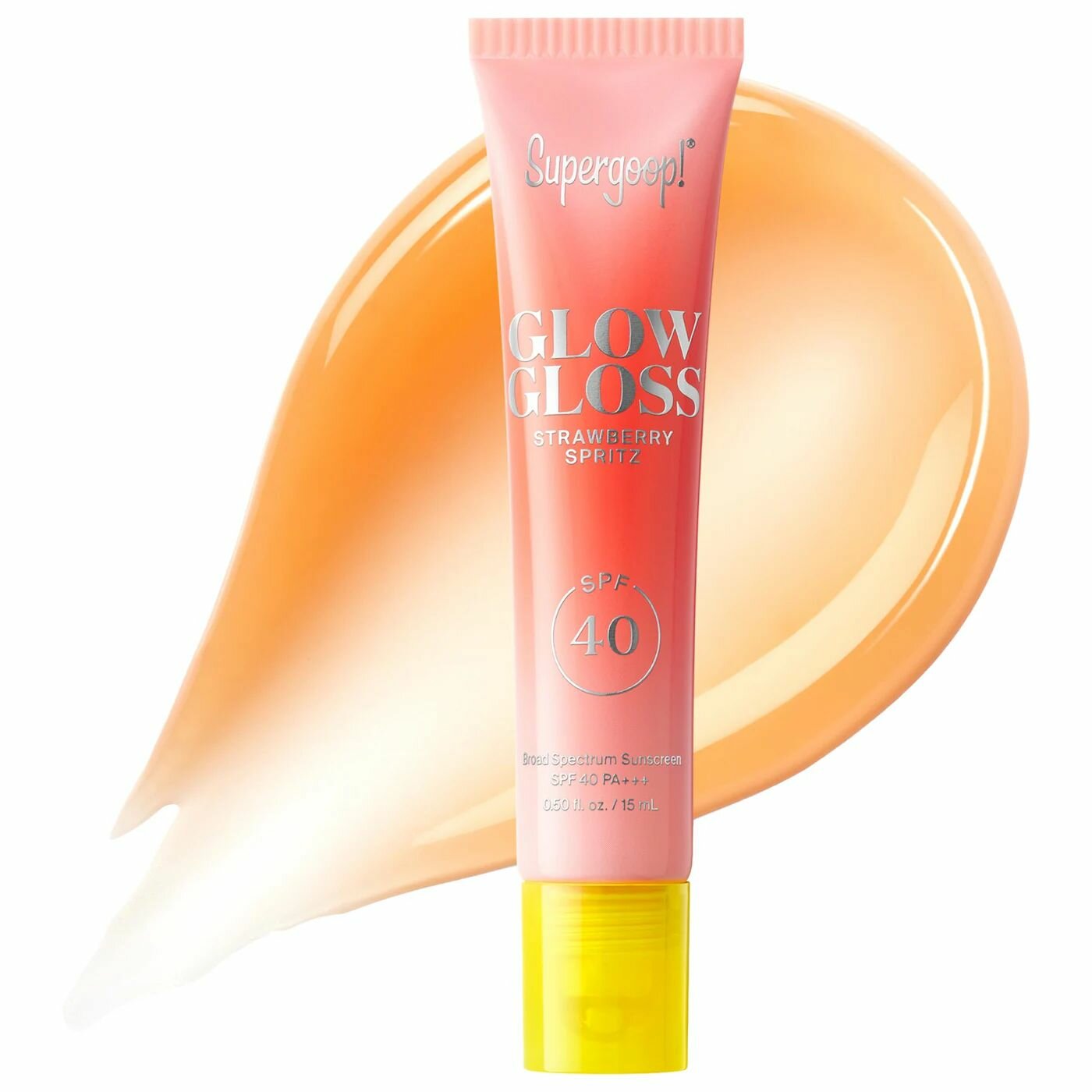Supergoop! Блеск для губ Glow Gloss SPF 40 Lip Balm (Strawberry Spritz) 15 мл