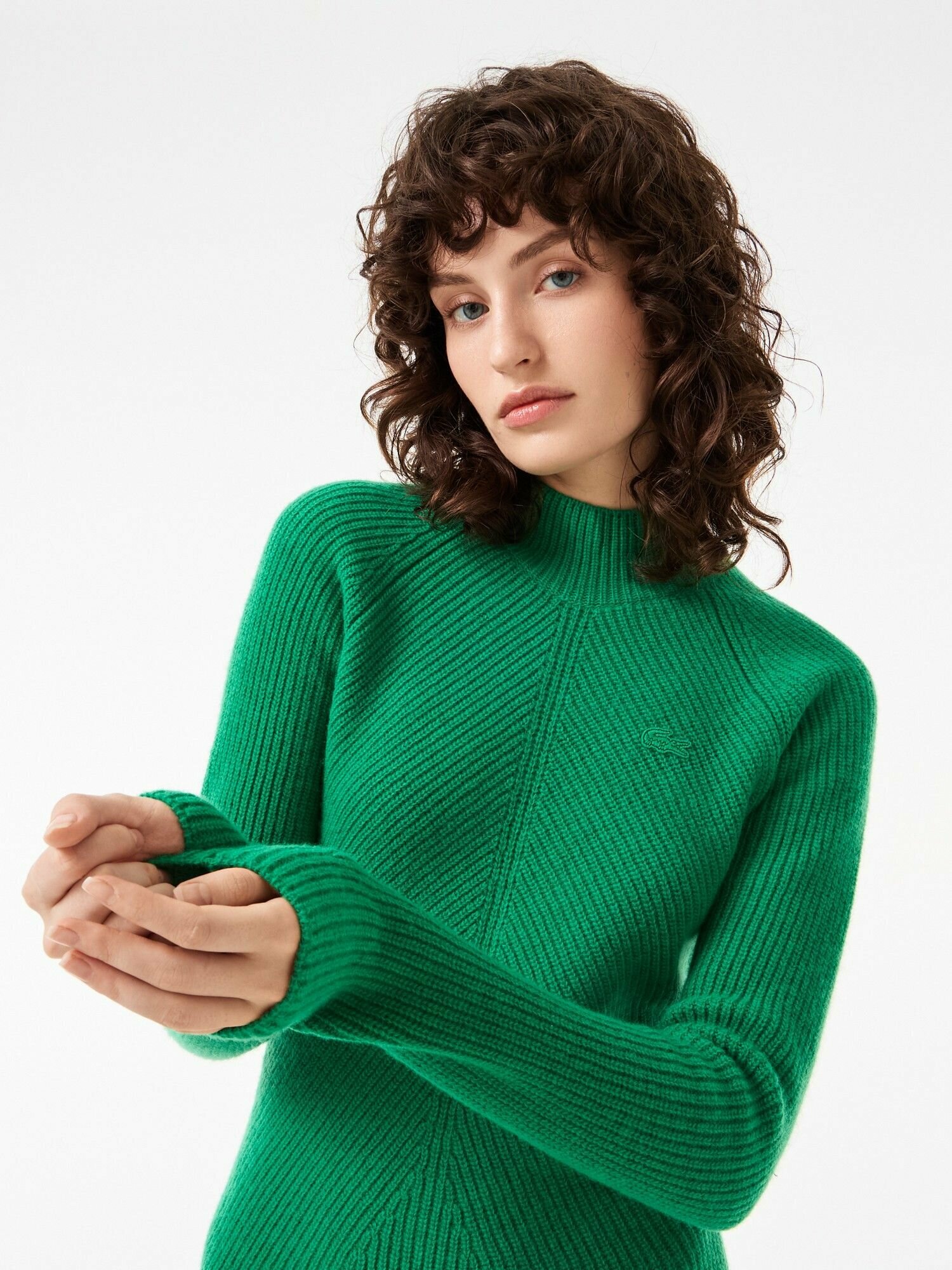Платье LACOSTE Весна-лето 2026, размер T40, зеленый — фото 1