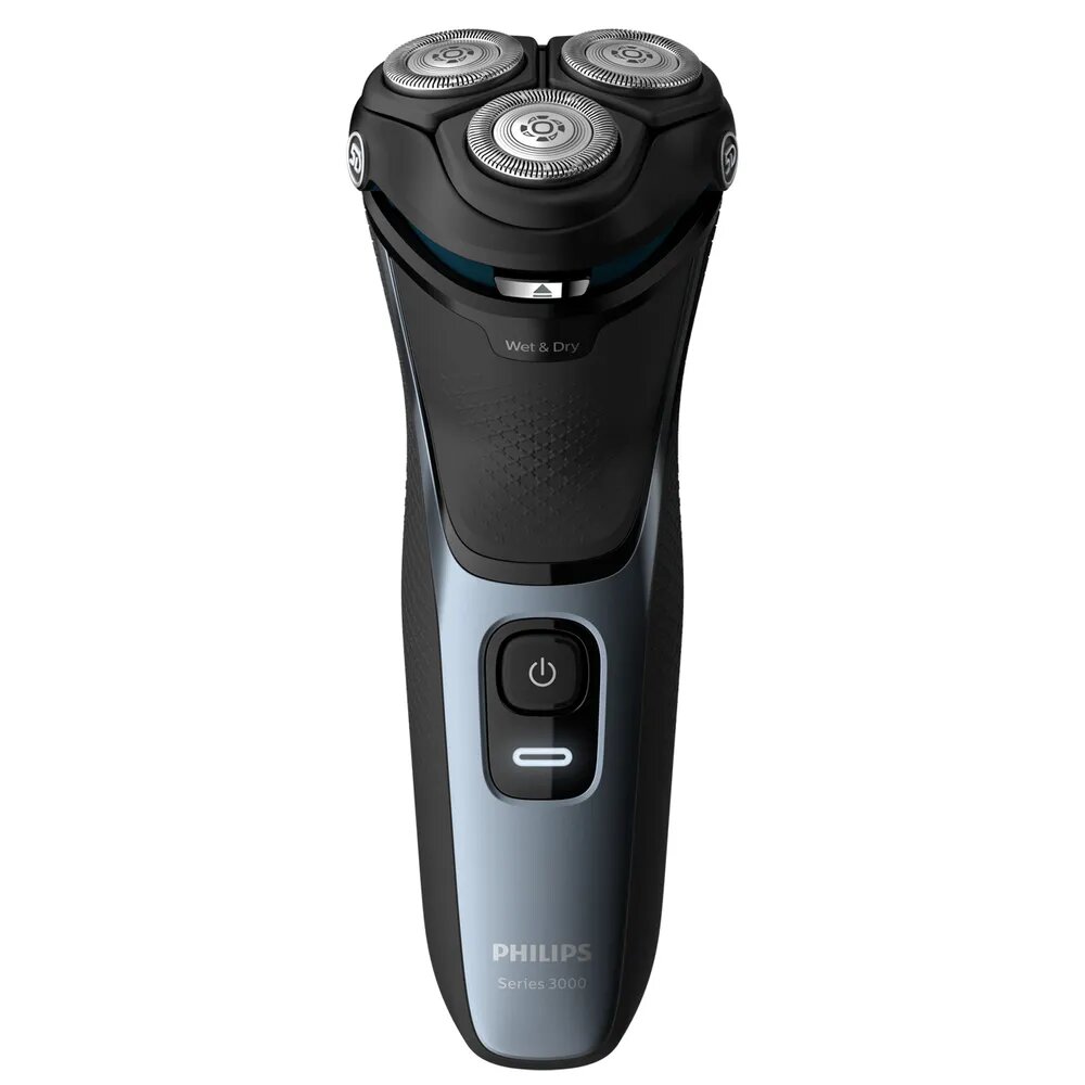 Philips Электробритва Series 3000, голубой, черный