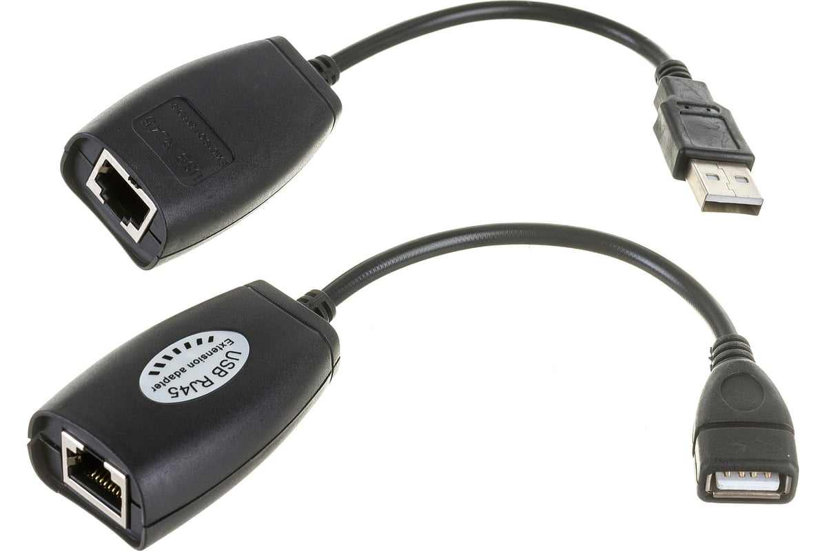 Удлинитель Rexant, USB по витой паре RJ-45 (8P-8C) {18-1176}