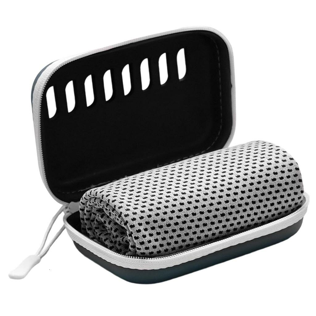 Дышащий коврик для упражнений 30×80 см, Серый