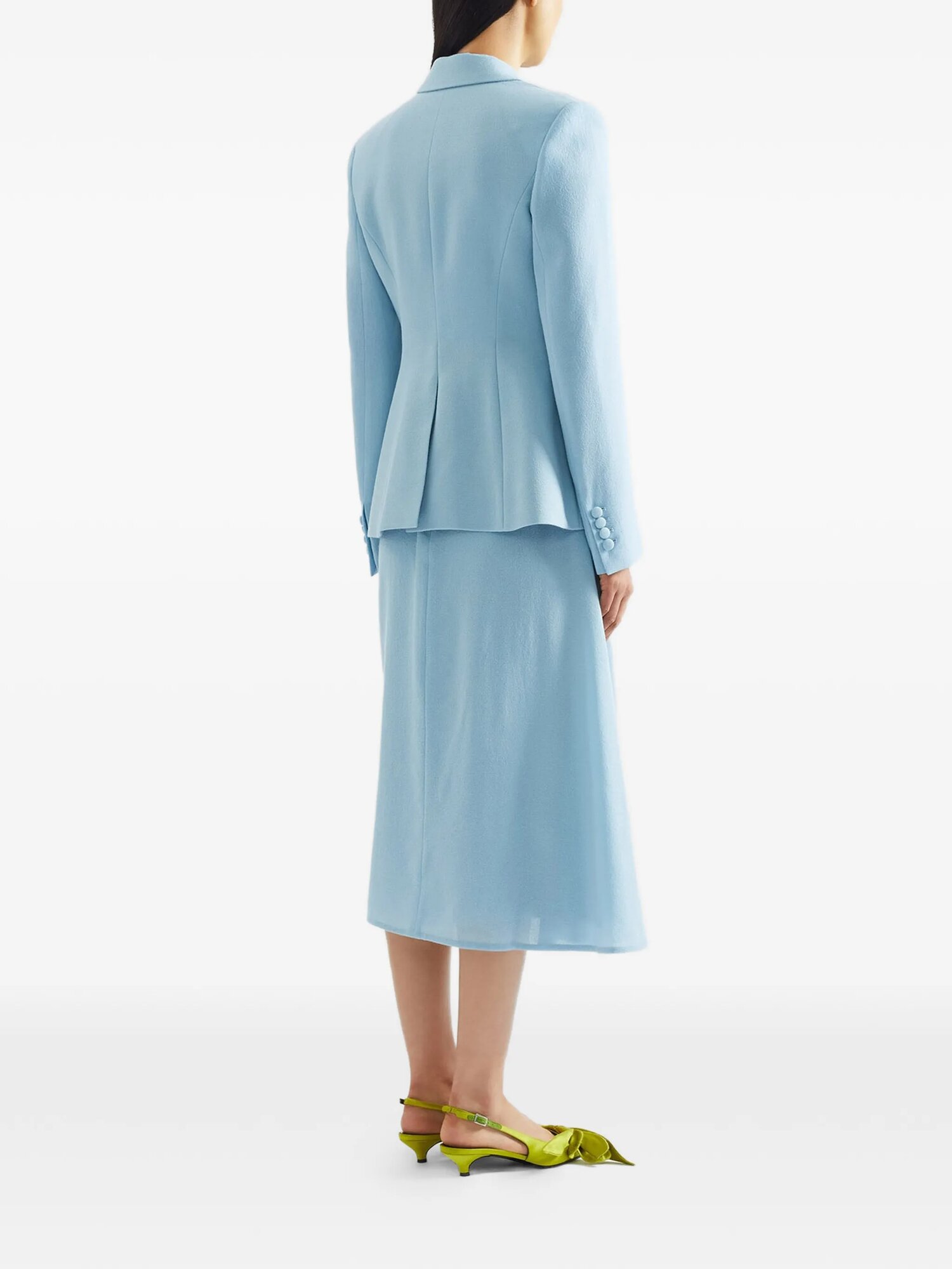 Юбка Erdem Draped midi skirt, размер 16, blue — фото 1