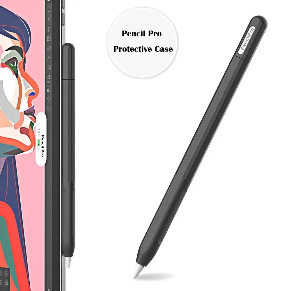 Чехол для Apple Pencil Pro, черный