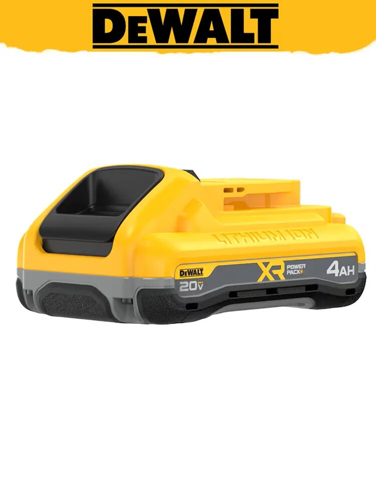 DEWALT DCB2104 20 В MAX XR POWERPACK Аккумулятор 4 А ч, литий-ионный, на 50% больше мощности, прочный аккумулятор для электроинструментов
