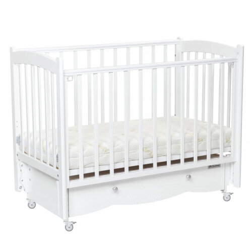 Кровать MR Sandman Pocket Универсальный маятник с ящиком Белый