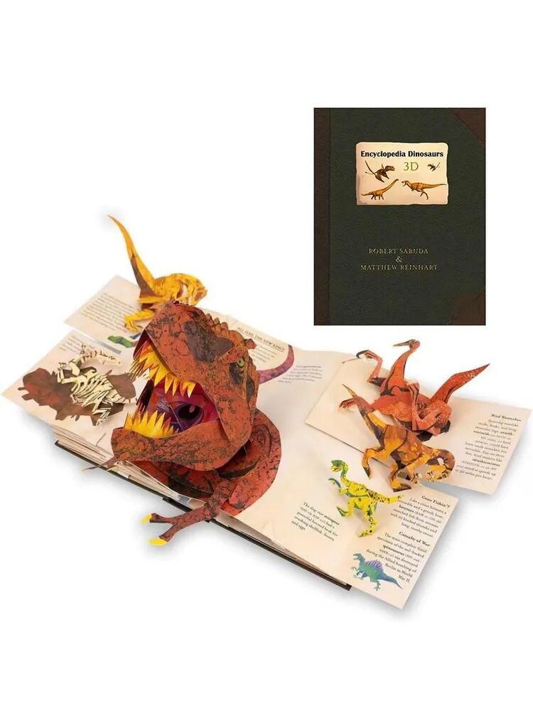 Трехмерная книга "Энциклопедия динозавров"Трехмерная книга "Эн