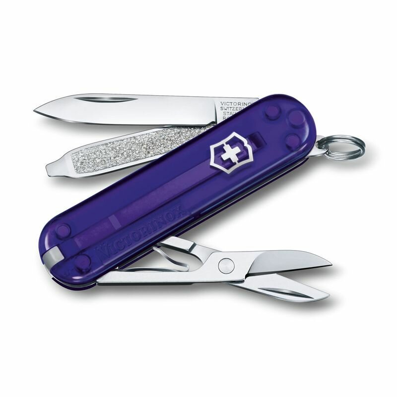 Нож-брелок Classic SD Colors Persian Indigo (7 функций) VICTORINOX 0.6223. T29G