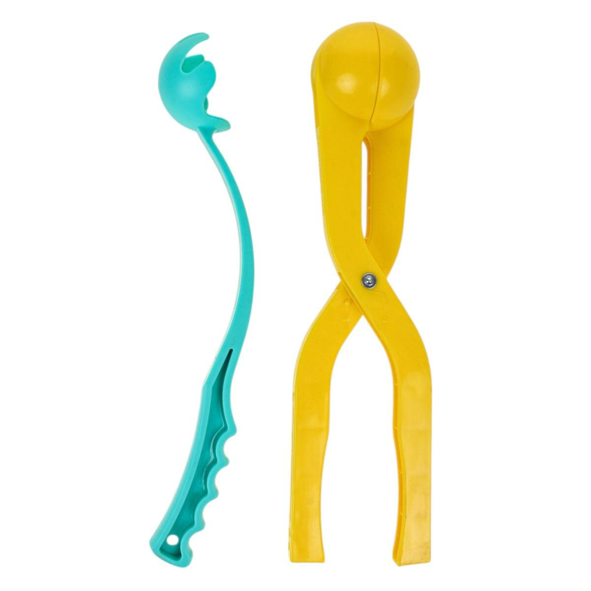 Набор для зимних игр "Снежкодел + Бросатель" 36 см, прочный пластик, разноцветный принт