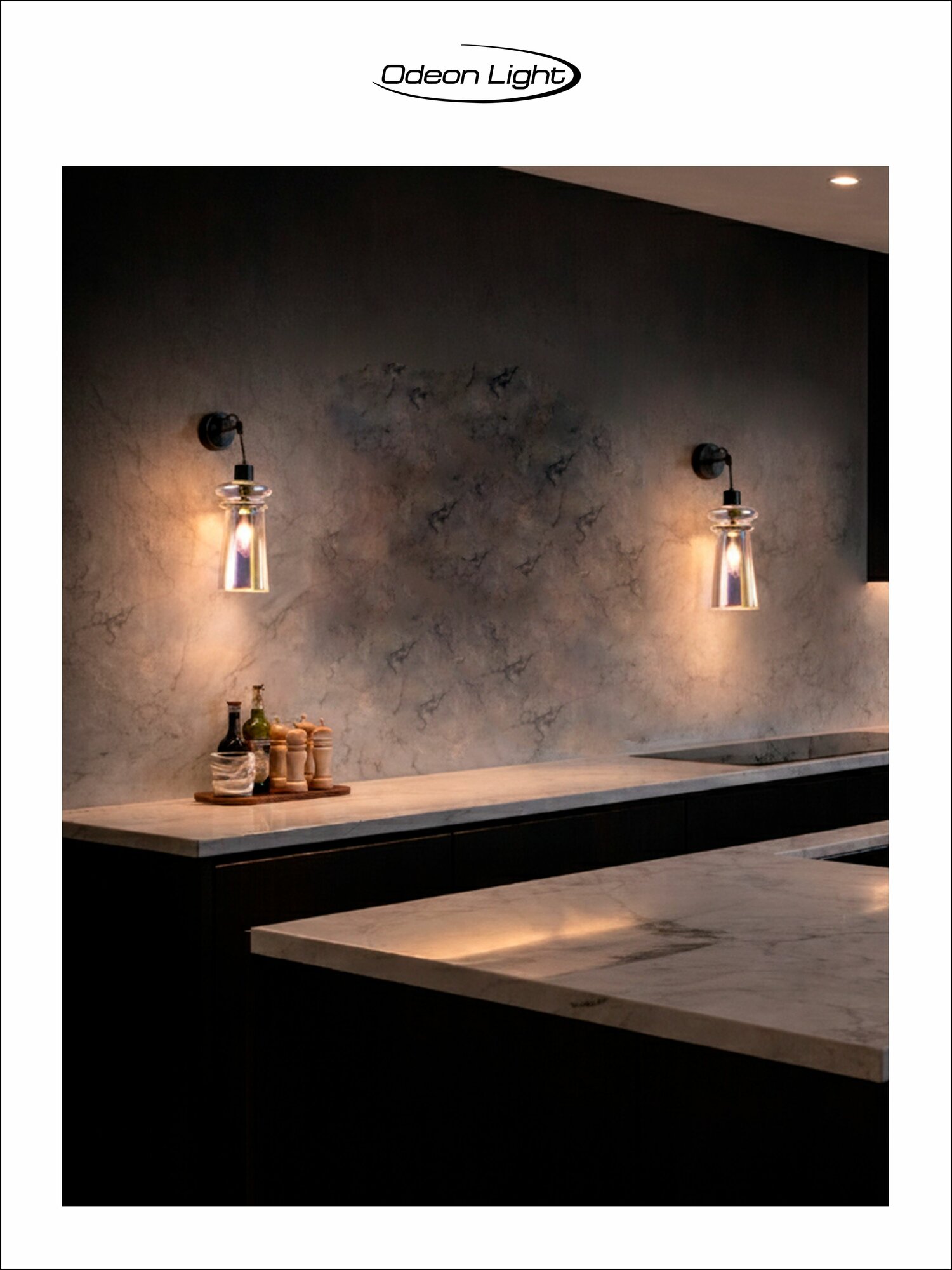 Светильник настенный Бра Odeon Light 4967/1W Pasti, E14, 40Вт