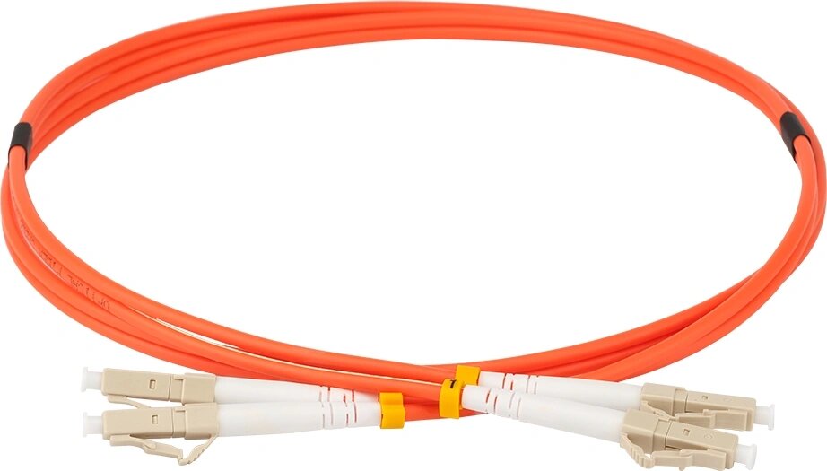 Патч-корд Lanmaster TWT-2LC-2LC/OM2-1.0 50/125 OM2 LC дуплекс-LC дуплекс 1м ПВХ оранжевый