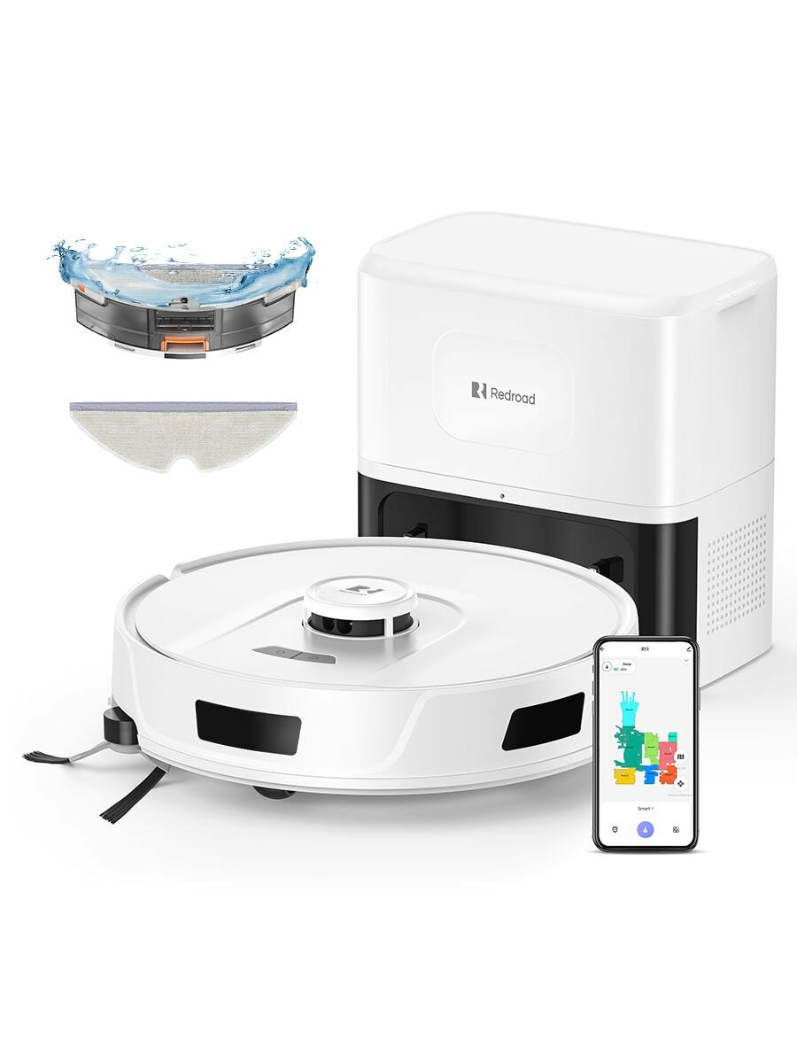Redroad R11 — Робот-пылесос с мощностью всасывания 20000 Па и аккумулятором 3200 мА·ч