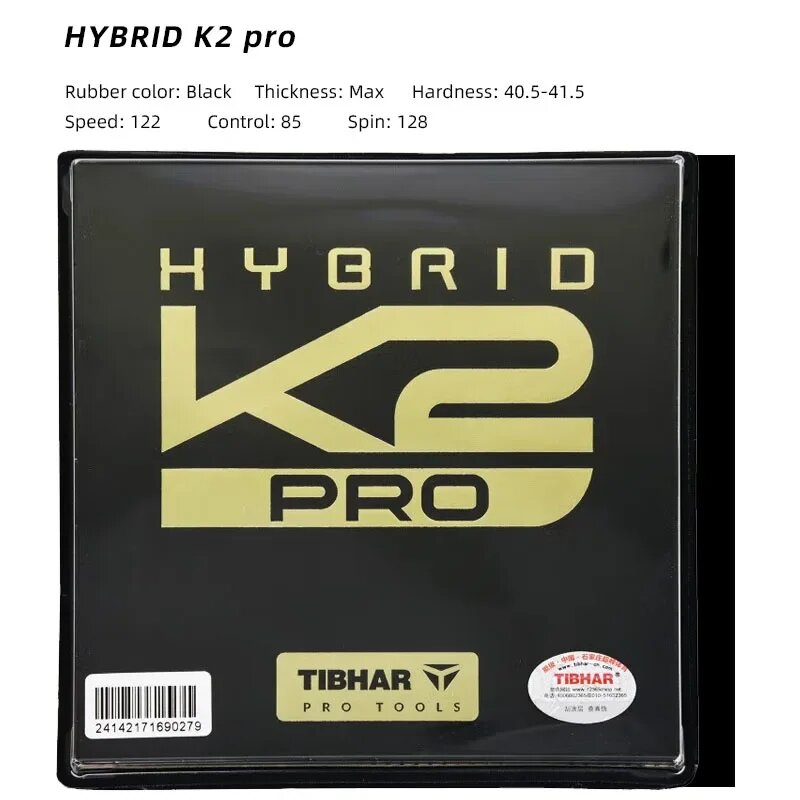 Оригинальная накладка для настольного тенниса Tibhar Hybrid K1 Pro Plus K2 Pro K3, липкая накладка для пинг-понга с внутренней энергетической губкой