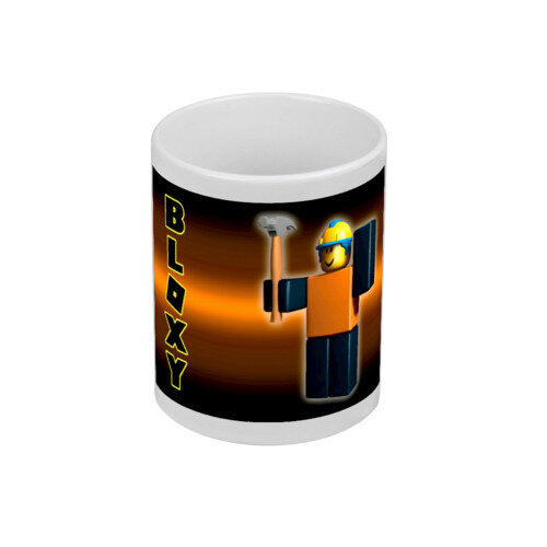 Кружка «Roblox Bloxy cola Роблокс Блокси кола» (белый)