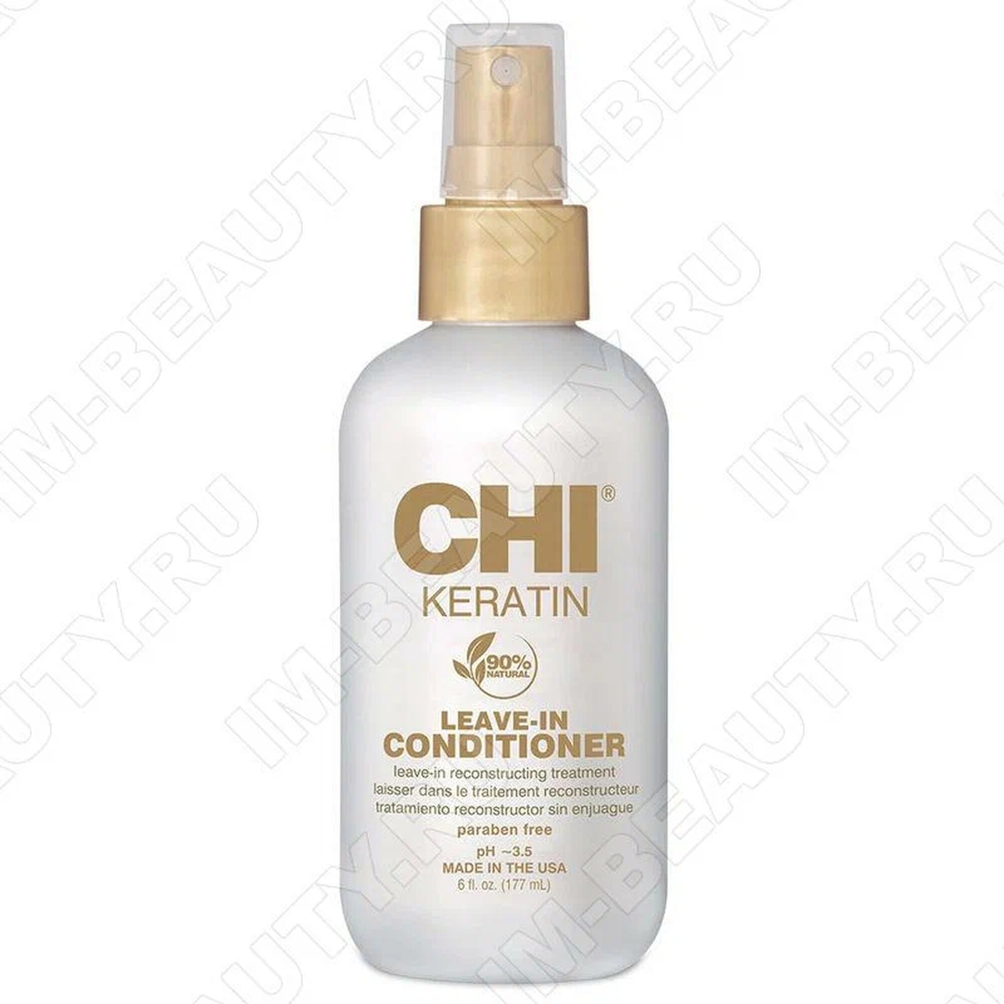 Кондиционер CHI KERATIN, несмываемый, для тонких и поврежденных волос, 177мл