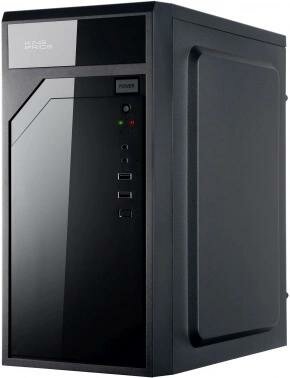 Корпус для ПК KingPrice Kpcc-mn208 черный без блока питания Micro-ATх, 1х80 мм, 2х120 мм, 2хUSB 2,0, audio (KPCC-MN208)