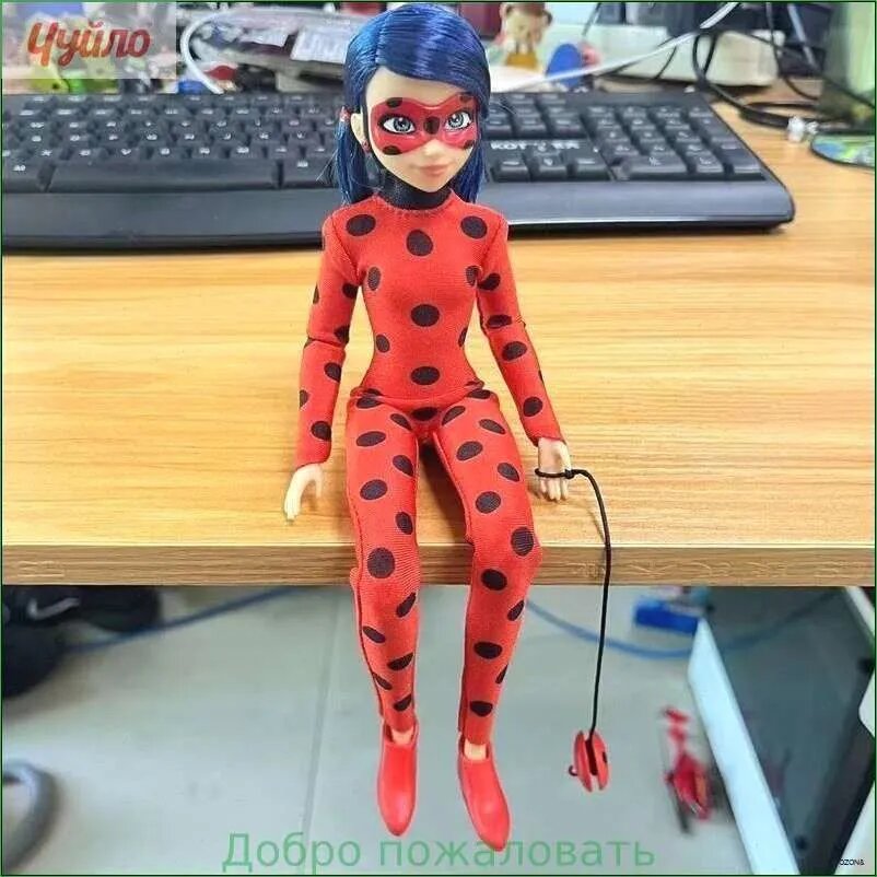 Кукла "Леди Баг и Супер-кот", Леди Баг с аксессуарами 27 см, Miraculous, 50001