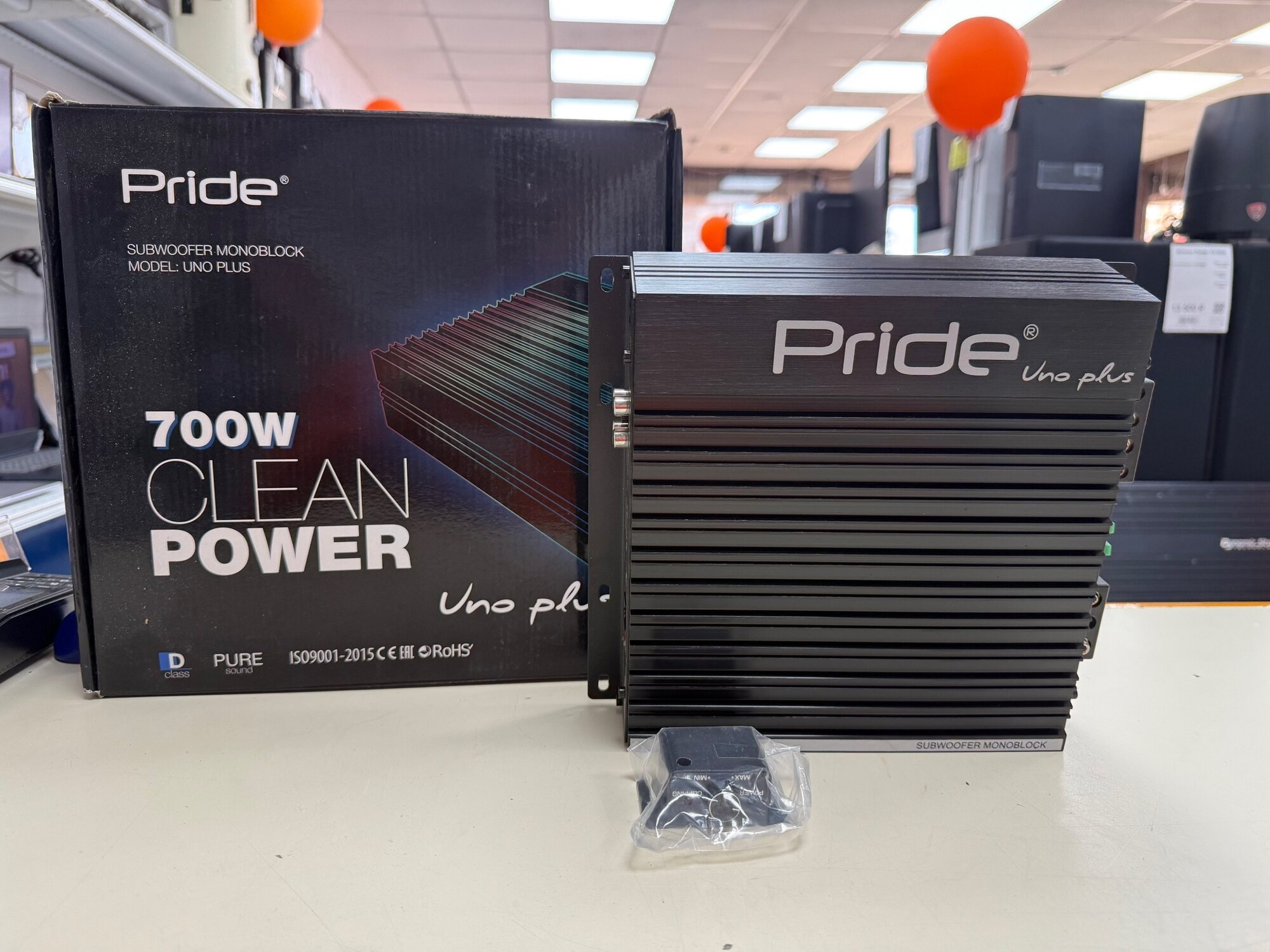 Усилитель Pride Uno Plus автомобильный моноблок класса D, 700 Вт Б/У уценка