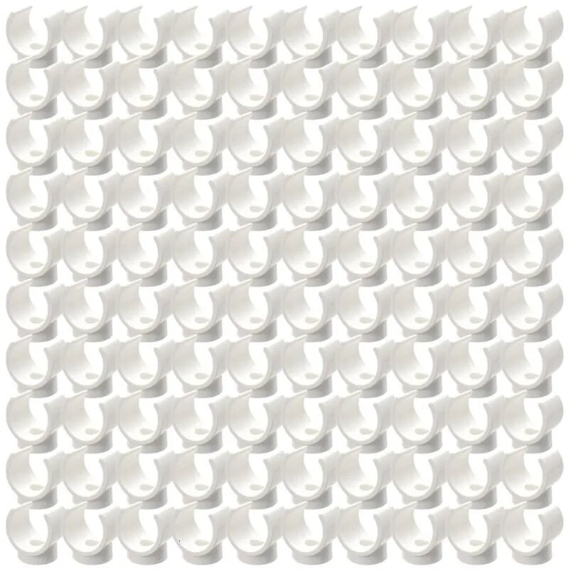 Пластиковые хомуты для труб для труб 100 шт, для монтажа труб на потолке или стене - 1418